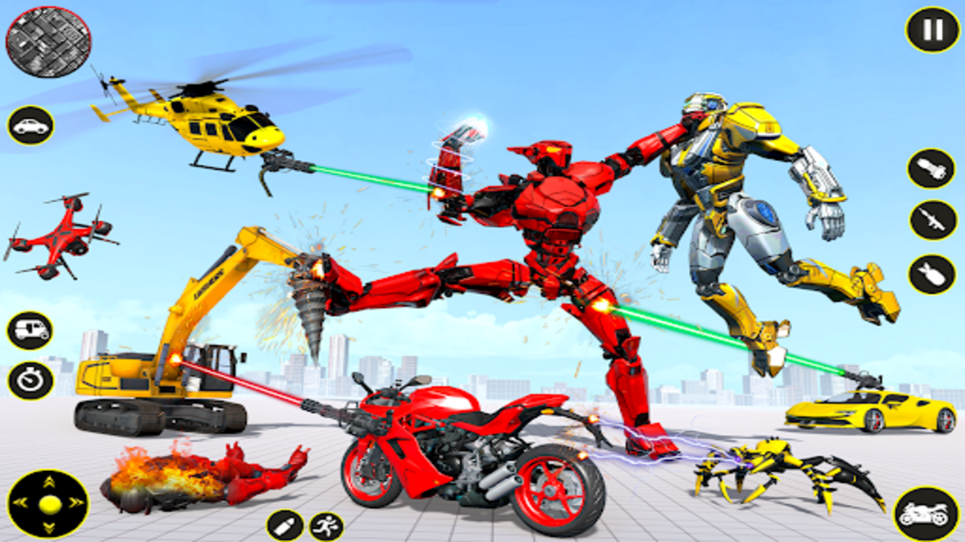 Bat Robot Moto Bike Robot Game - App on Amazon Appstore