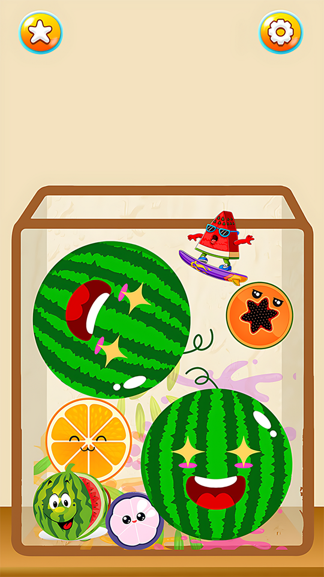 Big Suika Watermelon Merge - Fruit Drop Watermelon Merge fruit puzzle ...