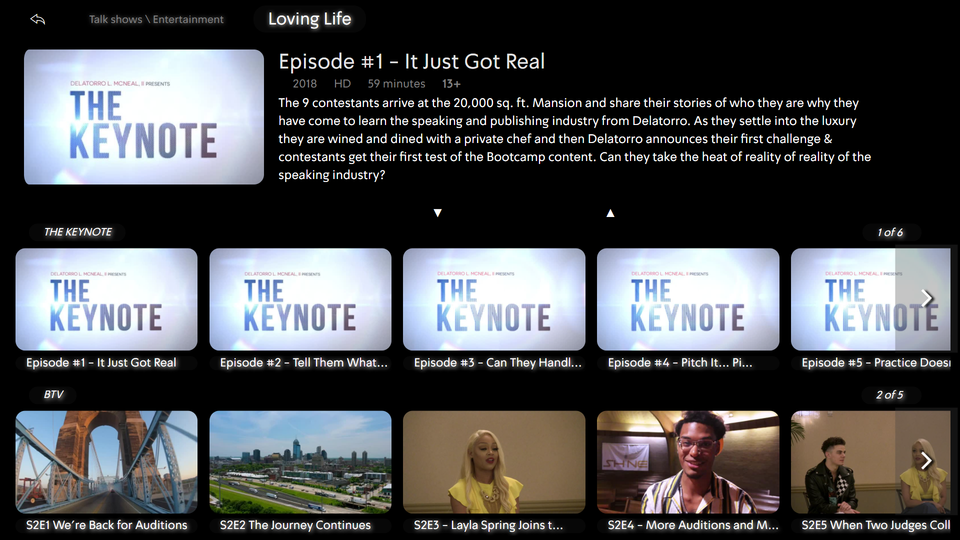 BINGE TV - App on the Amazon Appstore
