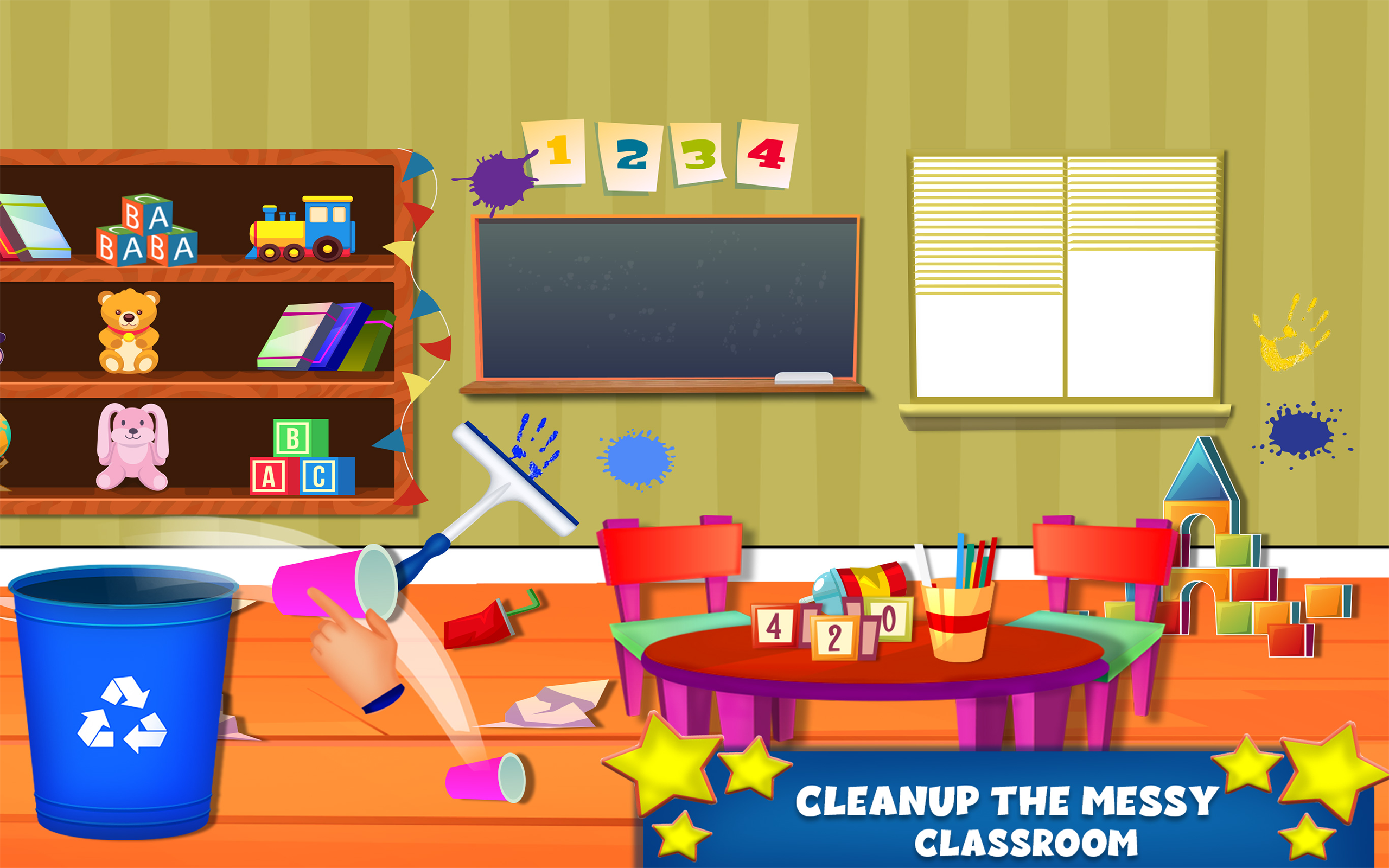 Kindergarten school Learning Games for Kids | Teacher Classroom Fun ...