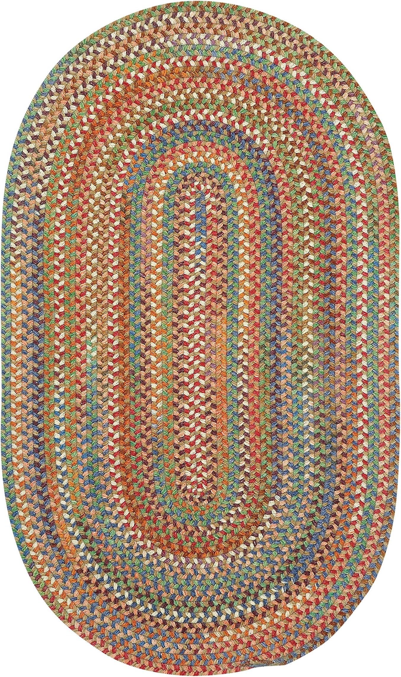 Amazon.com: SAFAVIEH Braided Collection Area Rug - 5' x 8' Oval, Multi ...
