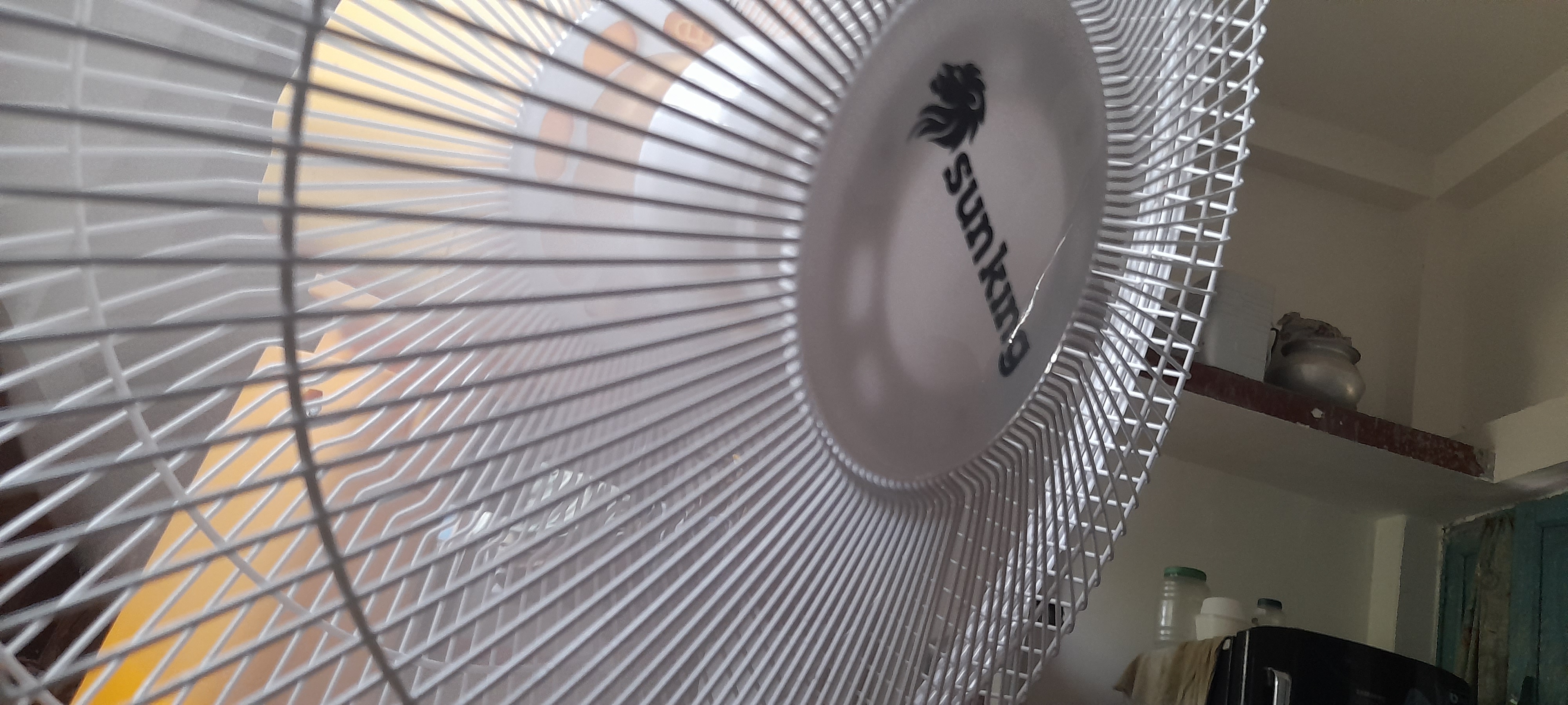 SUN KING 16 Inch 5100 mAh Battery Portable 20 Watt Solar Powered Fan ...