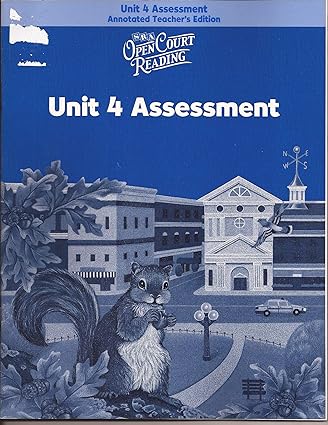 OPEN COURT READING - UNIT 4 ASSESSMENT ATE LEVEL 3 (IMAGINE IT ...