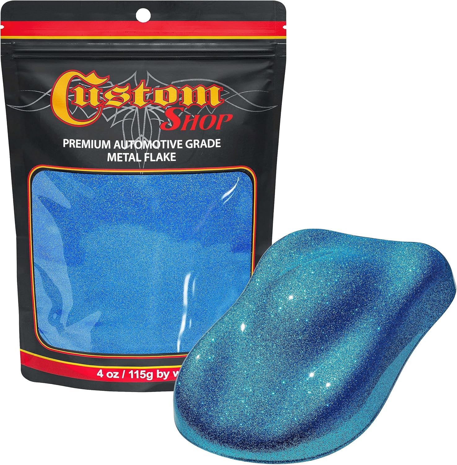 Amazon.com: Custom Shop Metal Flake for Automotive Paint, Deep Marine ...