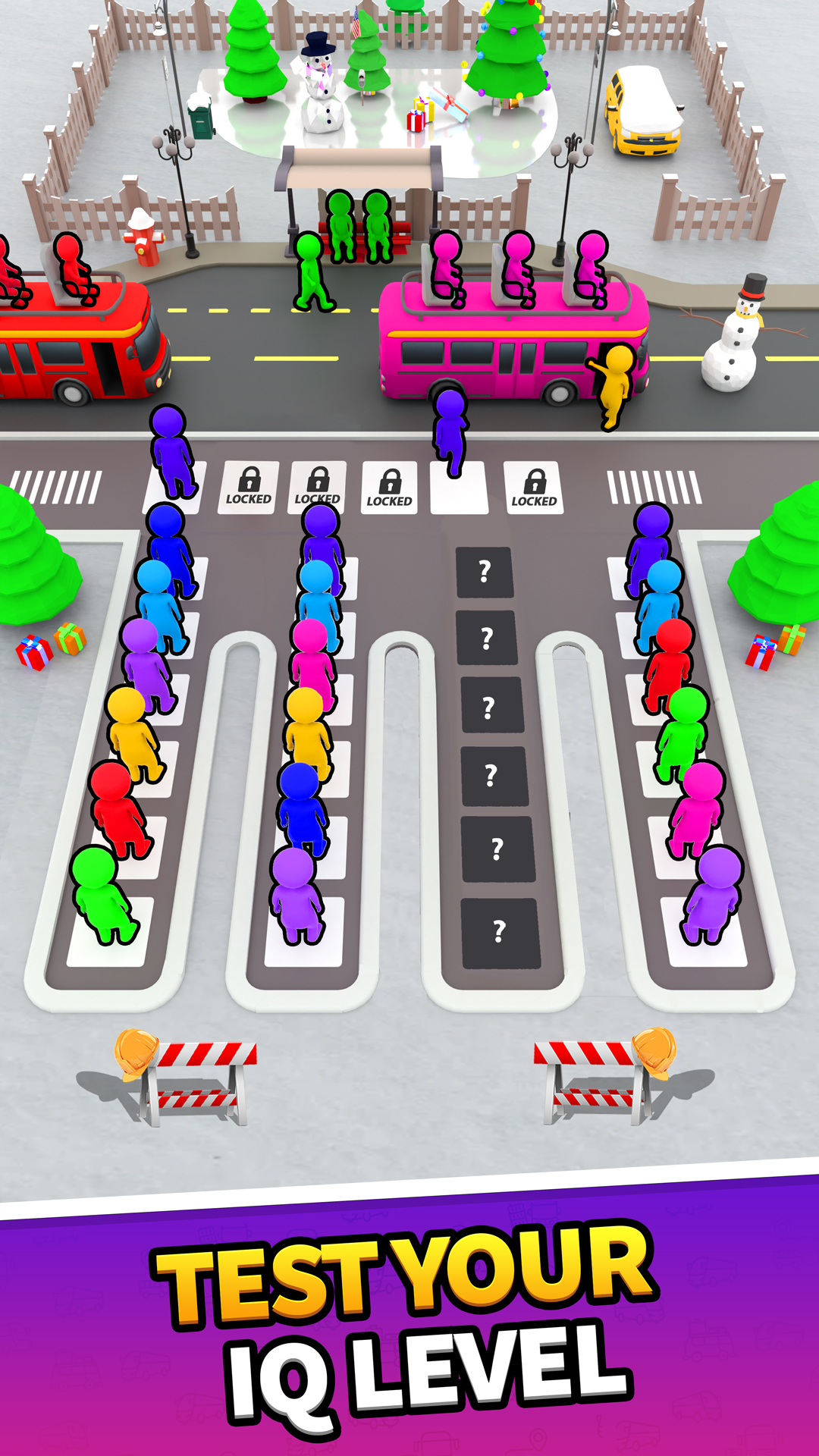 Bus Jam Passenger Color Merge - Bus Games | Passenger Color Puzzle ...