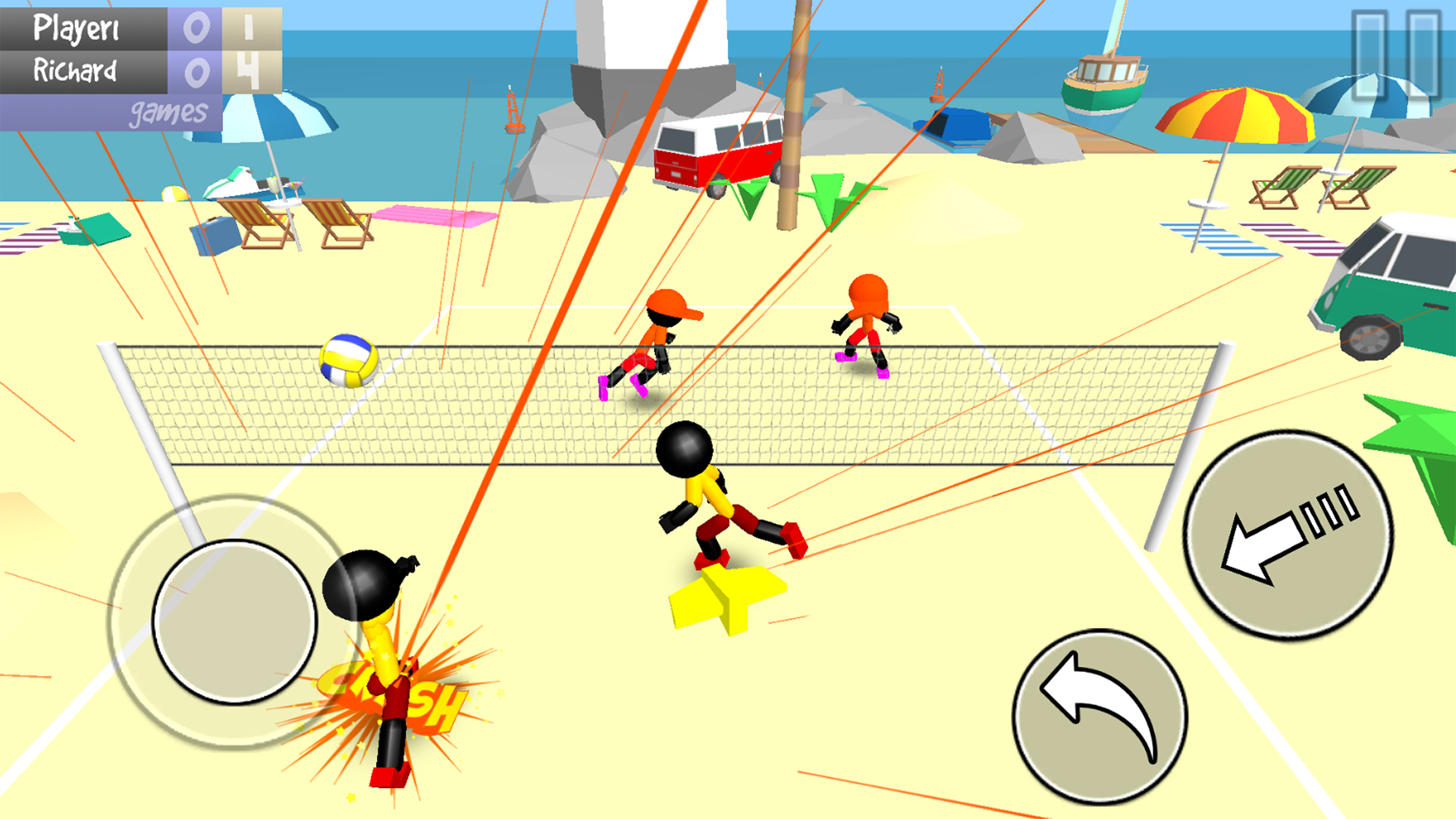 Stickman Beach Volleyball - App on Amazon Appstore