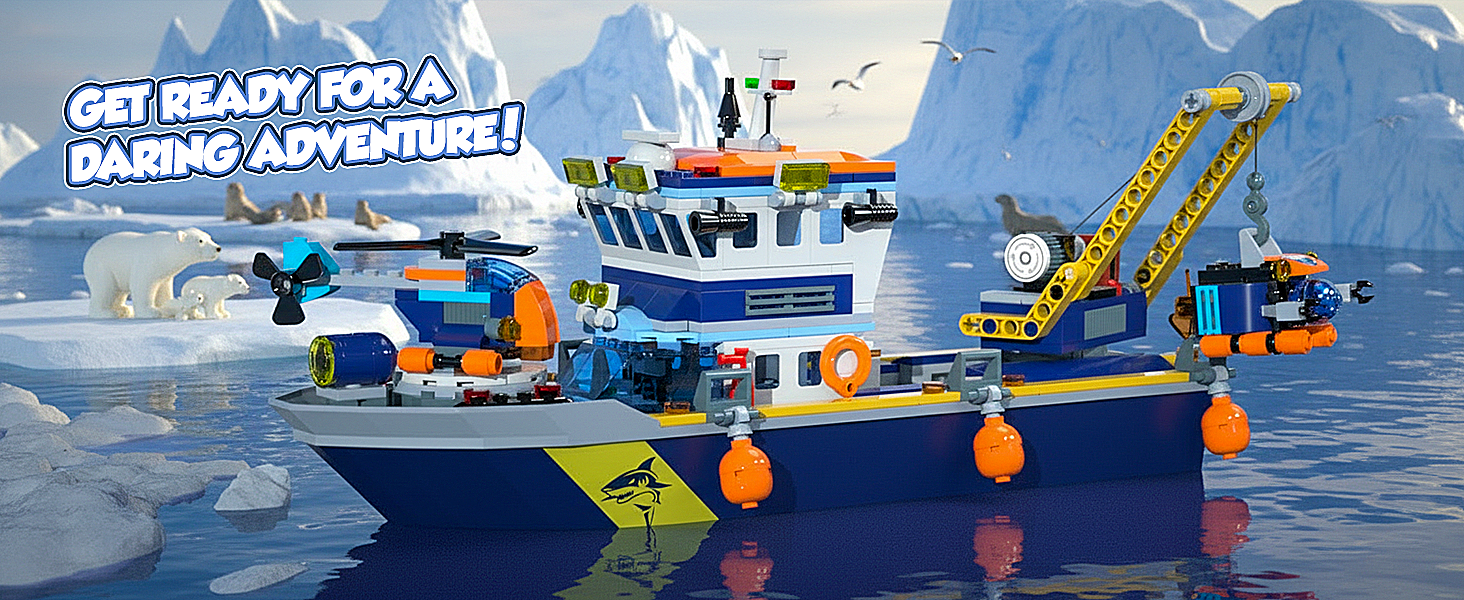 Watch City Floatable Boat Building Set on Amazon Live