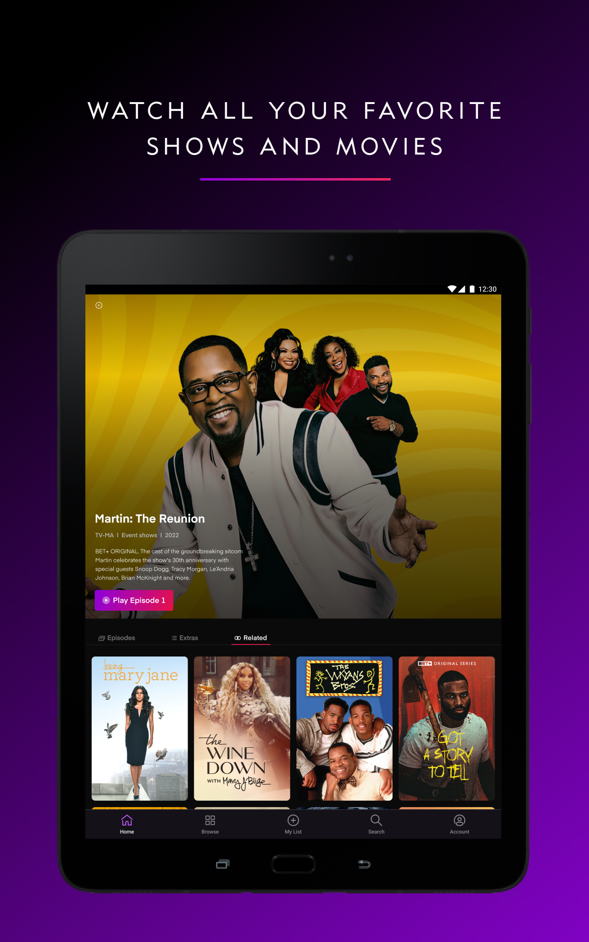 BET+:Amazon.com:Appstore for Android