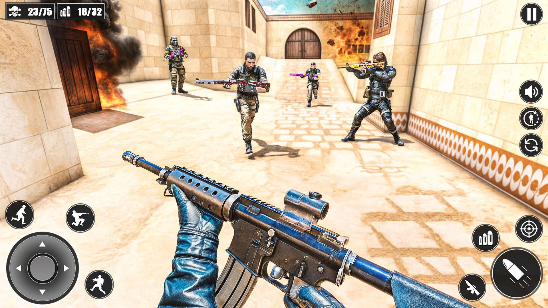 FPS Commando Shooting Assault Adventure Gun Strike Simulator Game - App ...