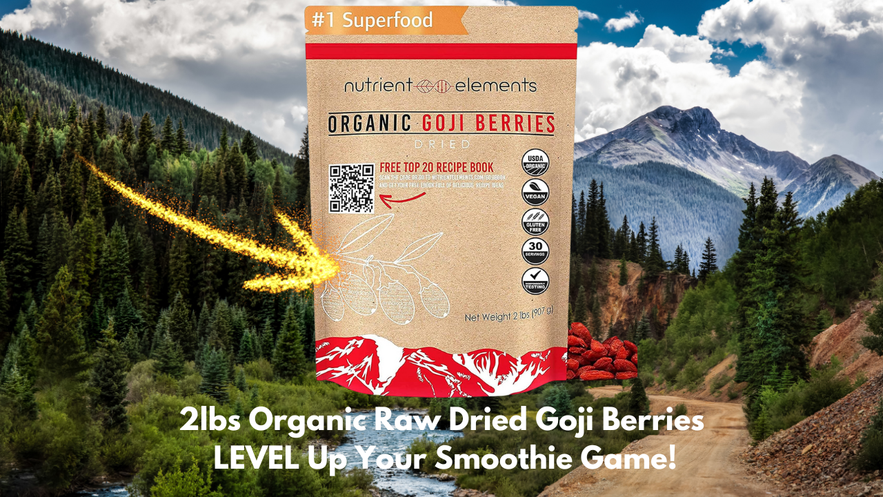 Watch Organic Gogi Berries-Perfect for Smoothies! on Amazon Live