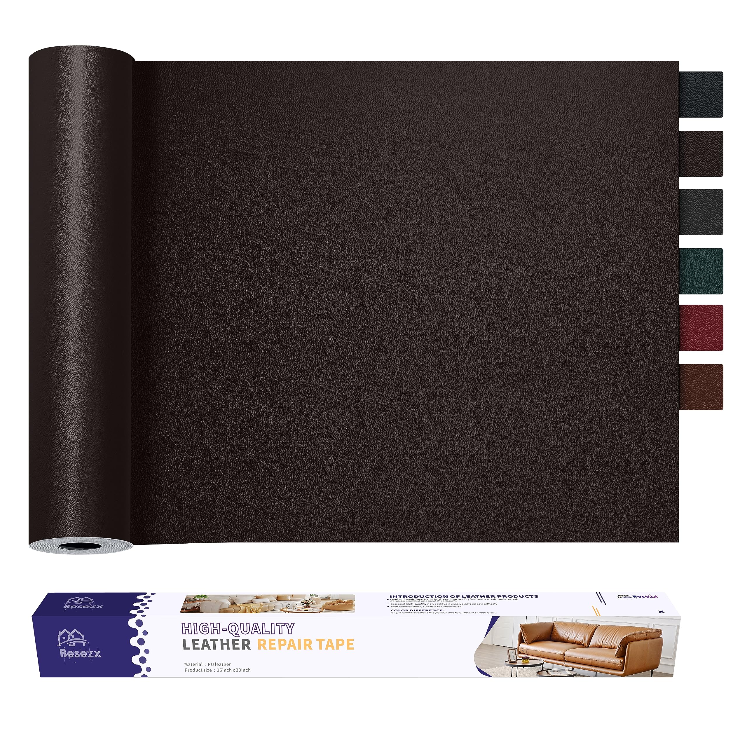 Leather Repair Patch Tape Kit, Self Adhesive Leather Repair for ...