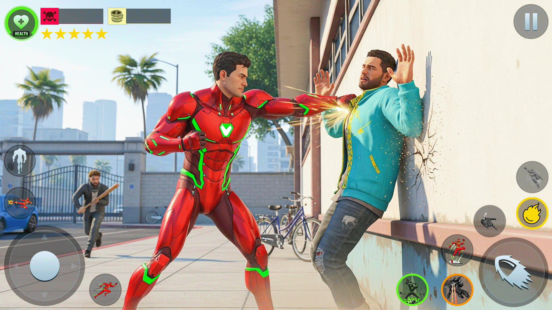 Super Flying Spider Action Game - Open World Gangster Hero Fighting ...