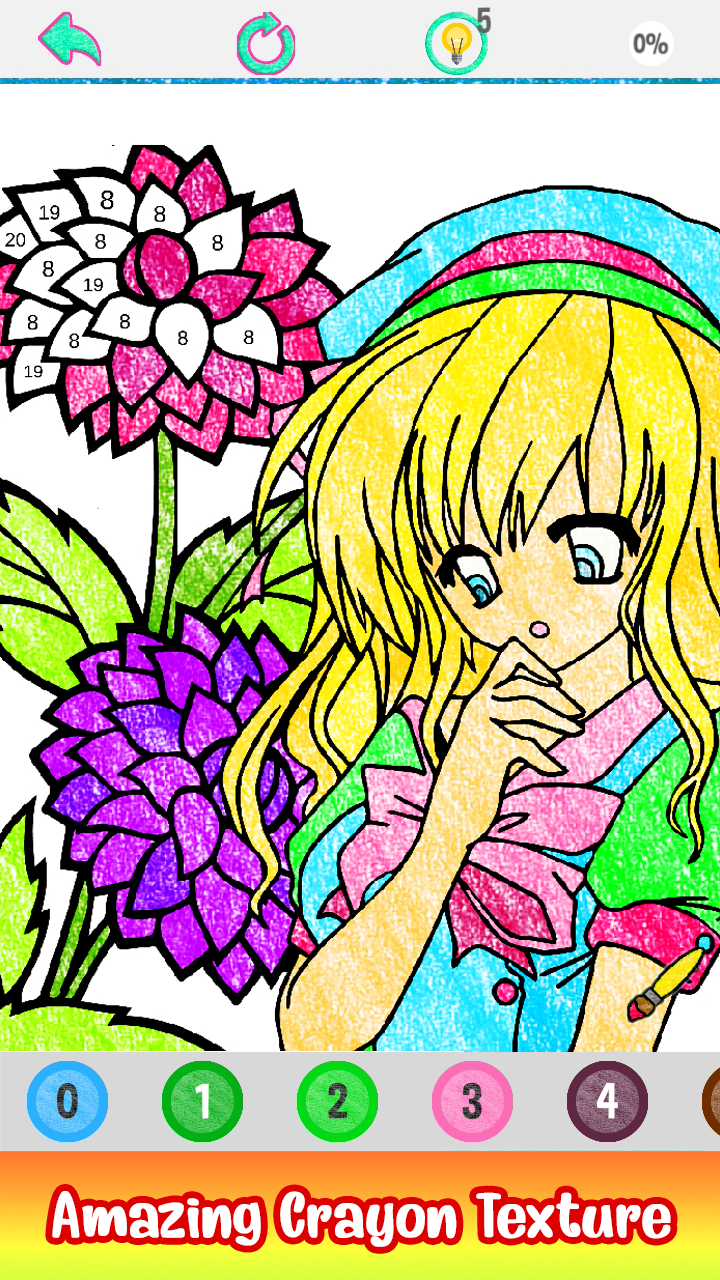 Crayon Color by Number - Grownups Coloring Book Pages - App on Amazon ...