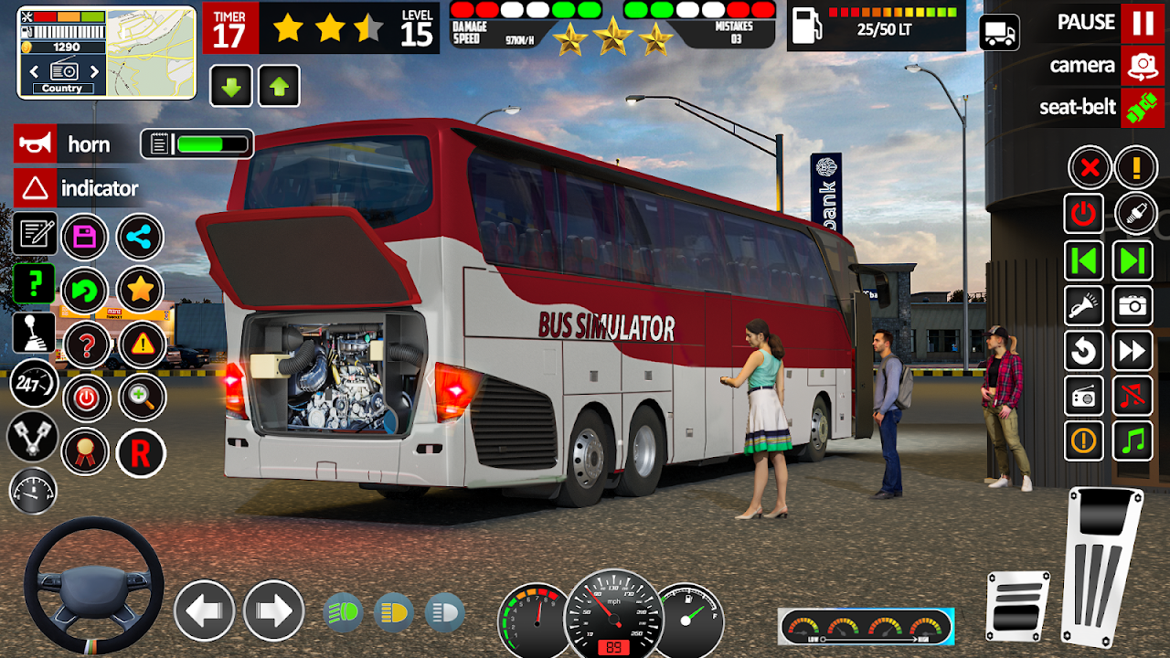 Real Bus Driving Simulator 3D Bus Game - Bus Parking Games - City Bus ...