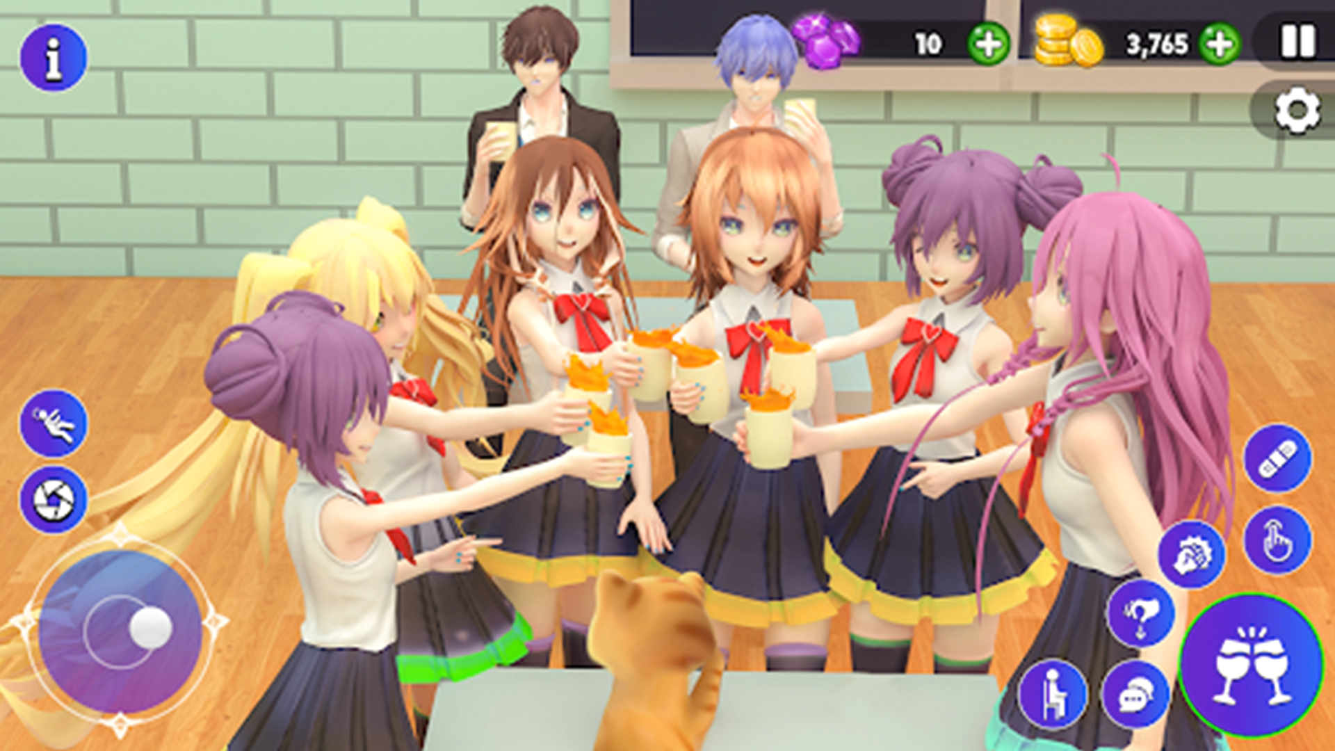 Anime High School Sakura Love Story - High School Love Sim Life Game ...