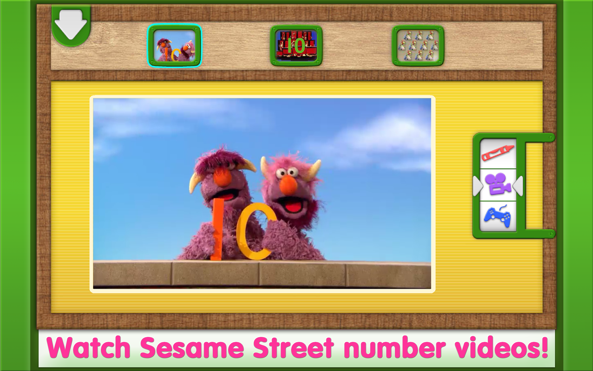 Aplicación Elmo Loves 123s en Amazon Appstore
