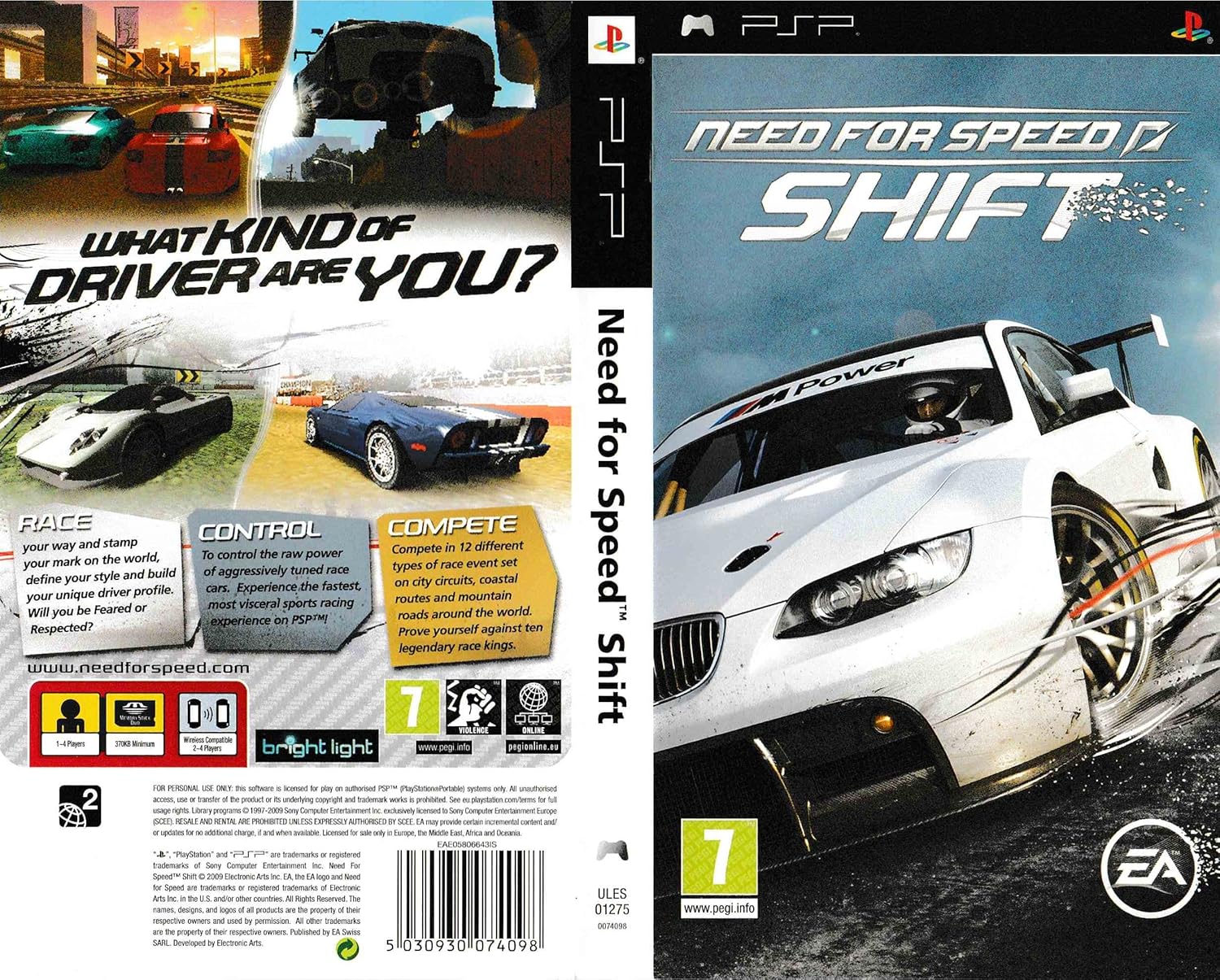 Amazon.com: Need for Speed Shift (PSP) [UK IMPORT] : Video Games