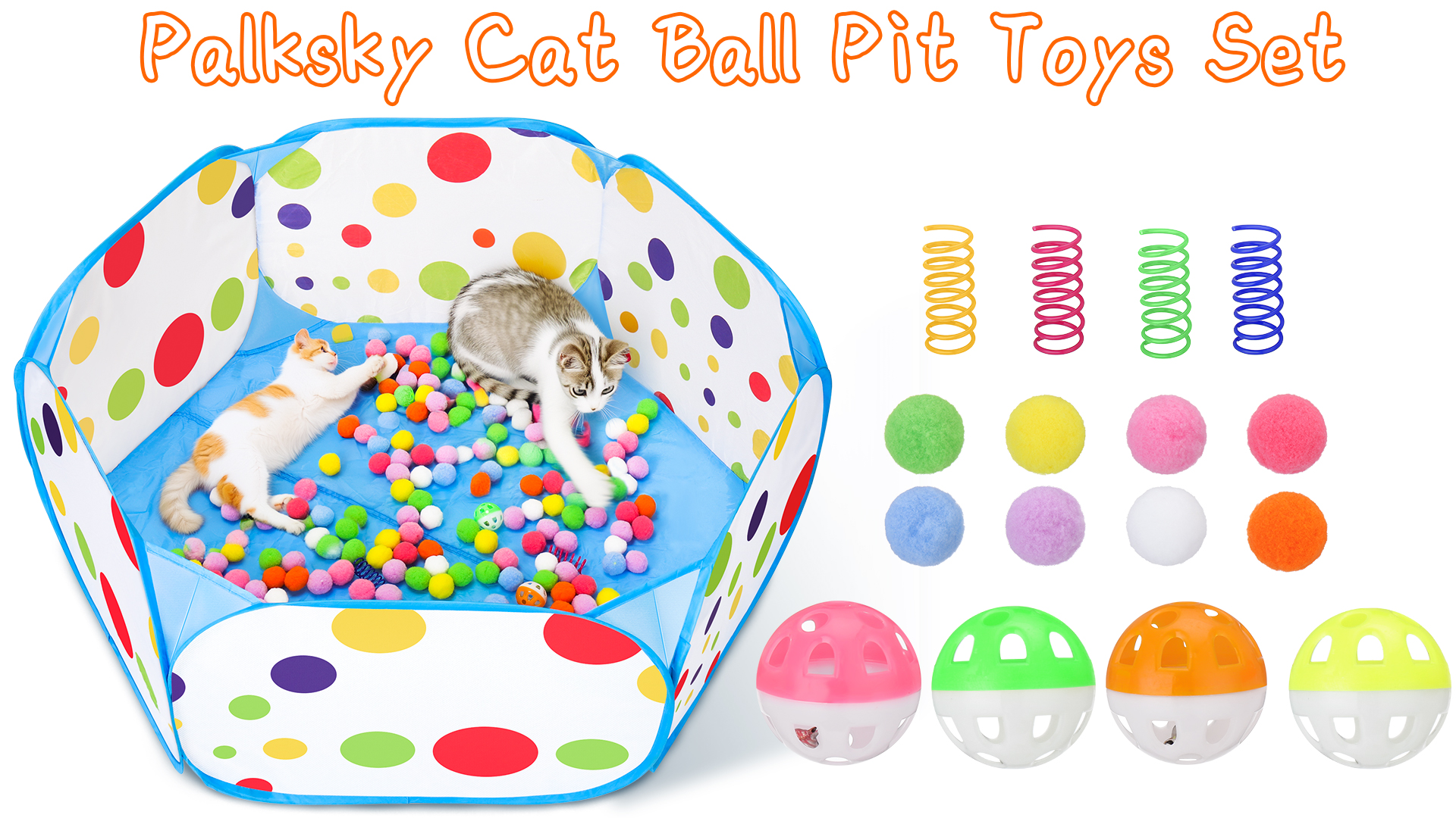 Ball Pit Balls 200 Balls For Ball Pit Include 200 Pom Pom Balls 10 ...