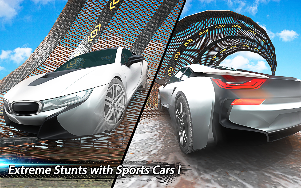 Mega Ramp Truck Trailer Open Doors Car Racing Stunt Game - App on ...