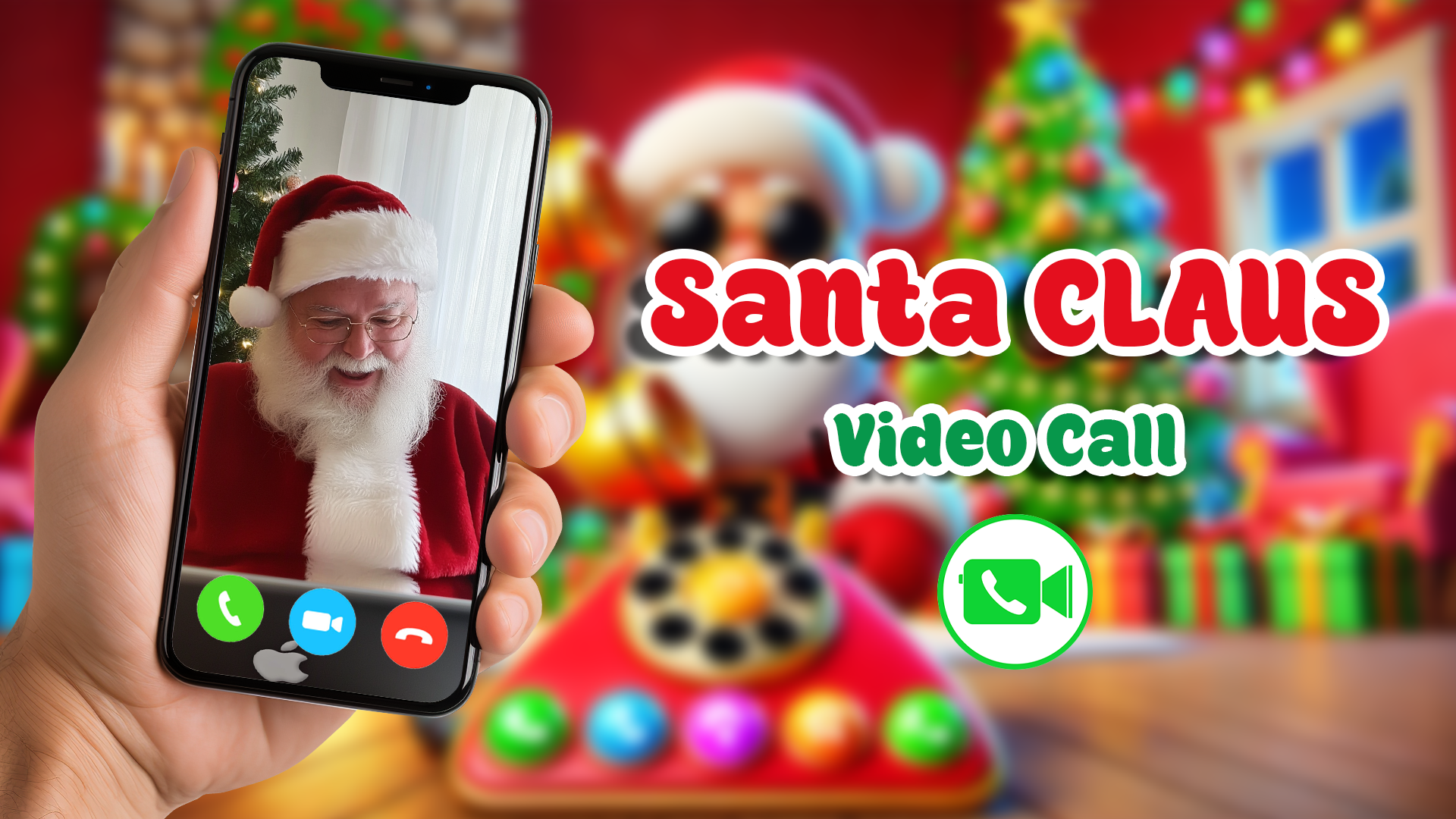 Santa Magical Call: Santa Claus Fake Video & Audio Prank - App on the ...