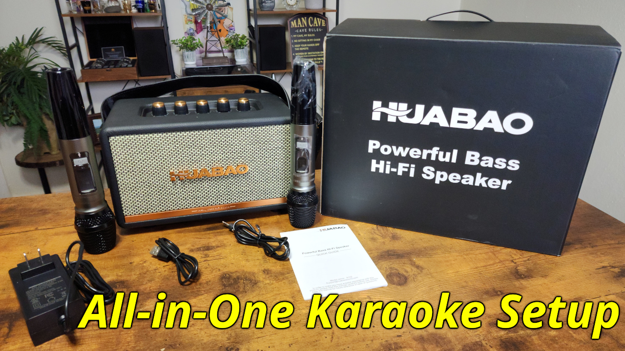 Watch Retro Karaoke Machine with Mics, 50W Bass & Bluetooth on Amazon Live