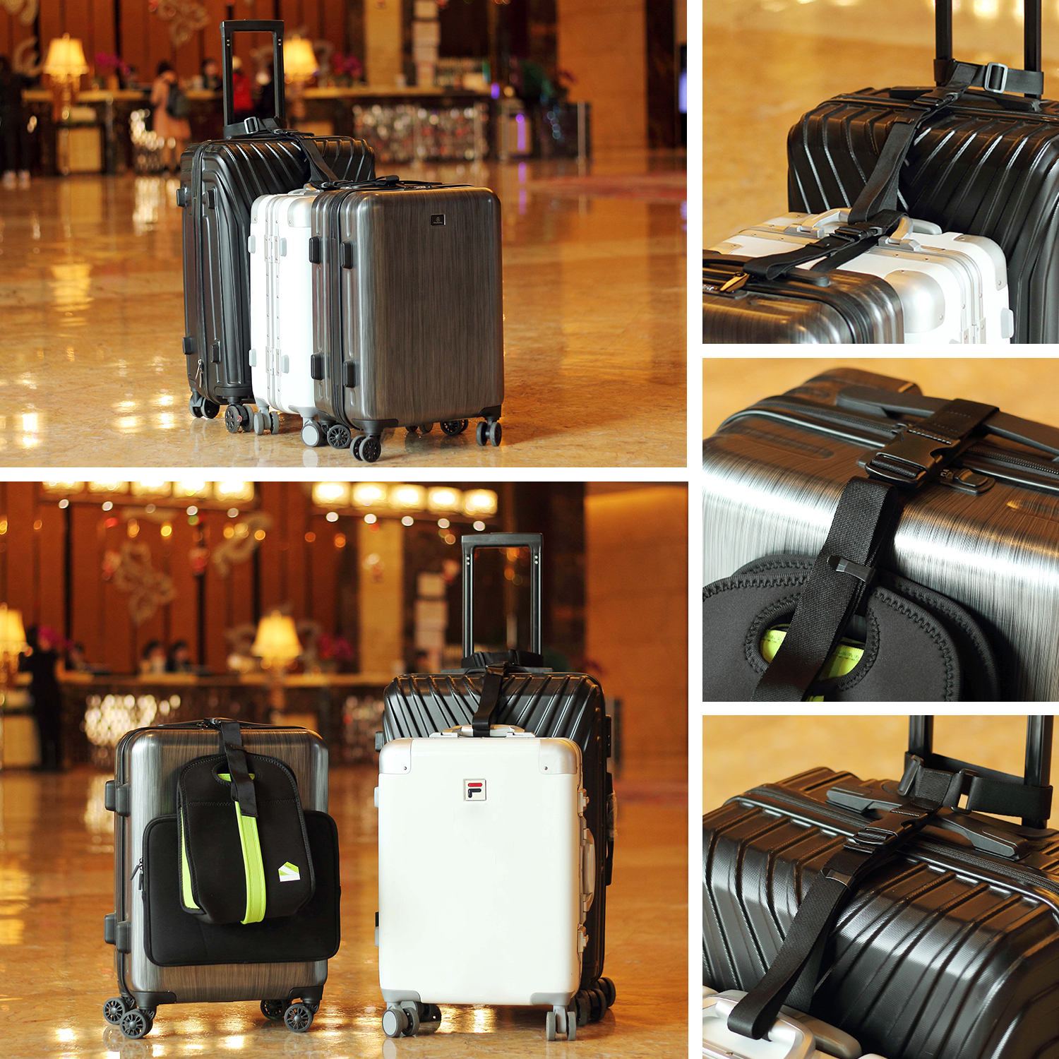 Watch Vigorport Luggage Connector for Suitcase Connect 3 Luggage on ...