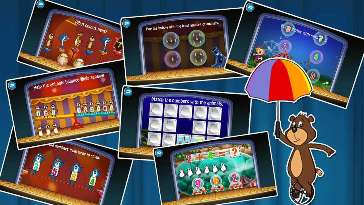 Animal Circus Math School Free- Educational Learning Games for ...