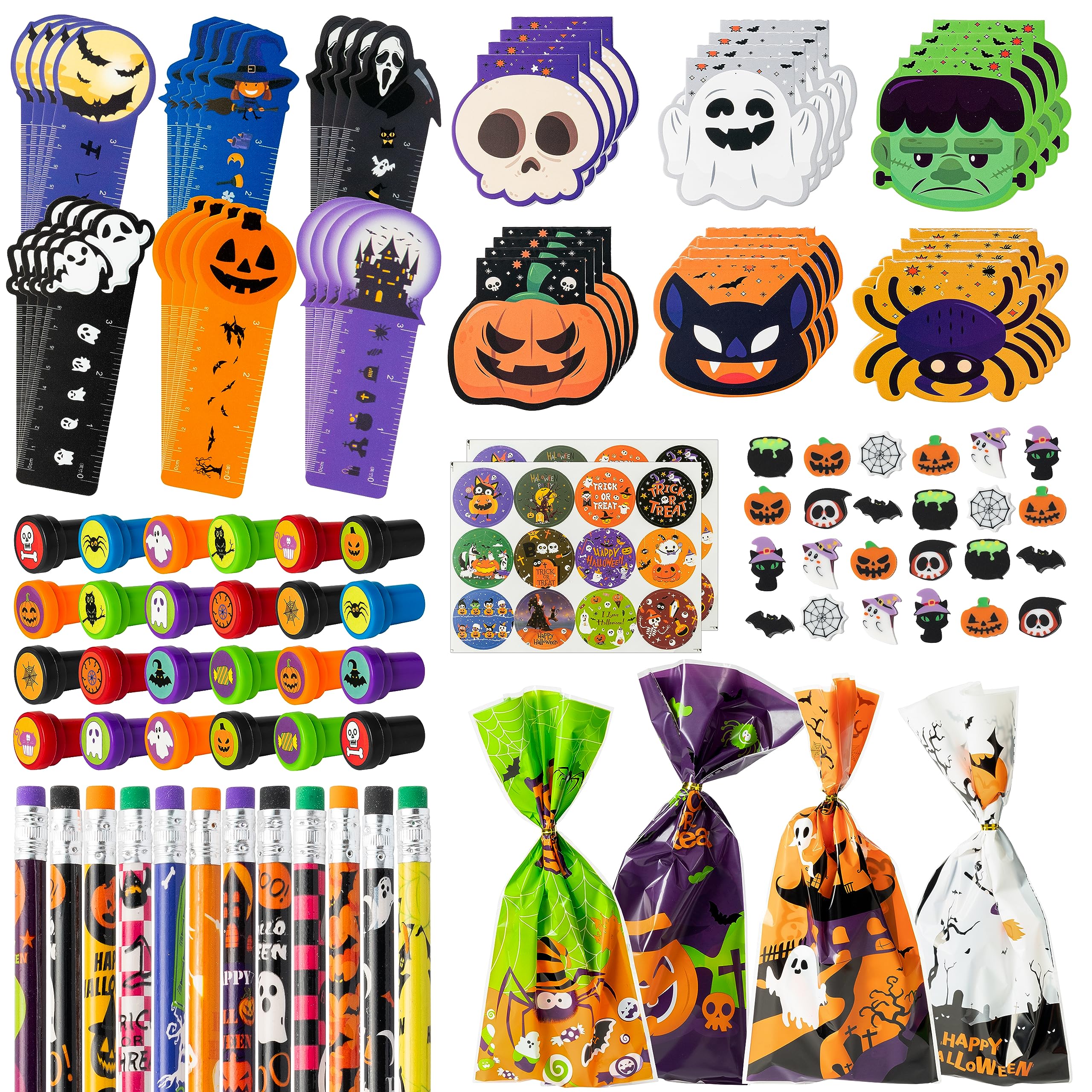 Amazon.com: WATINC 168pcs Halloween Stationery Set, Halloween Party ...
