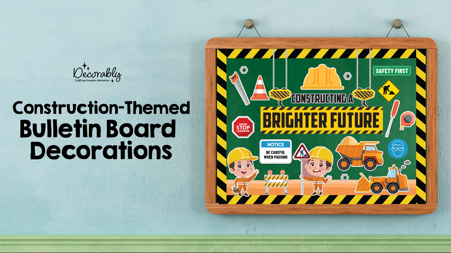 Construction Worker Bulletin Board