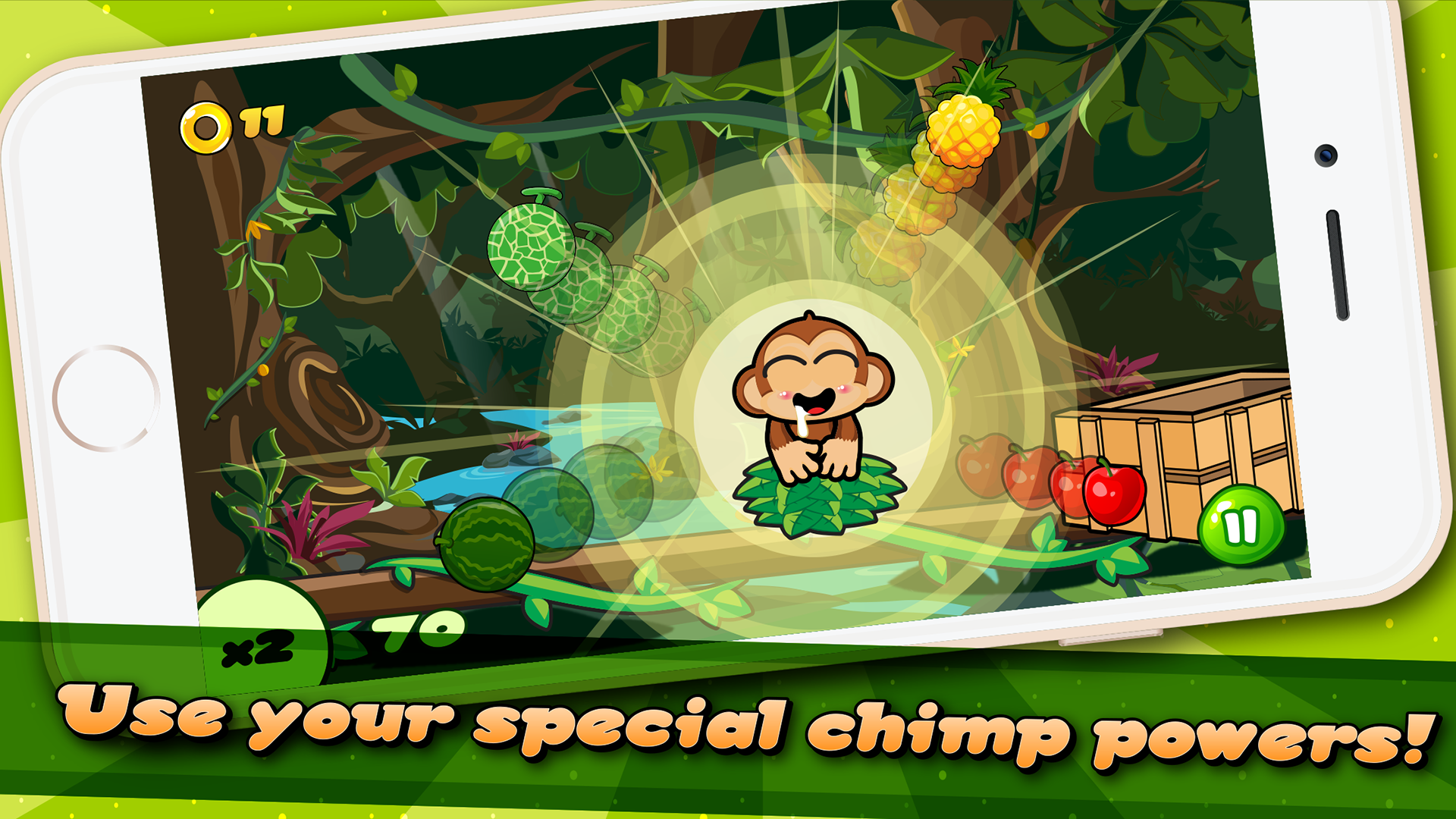 Baby Chimp Chomp: Jungle Fruit Bounce - App on Amazon Appstore