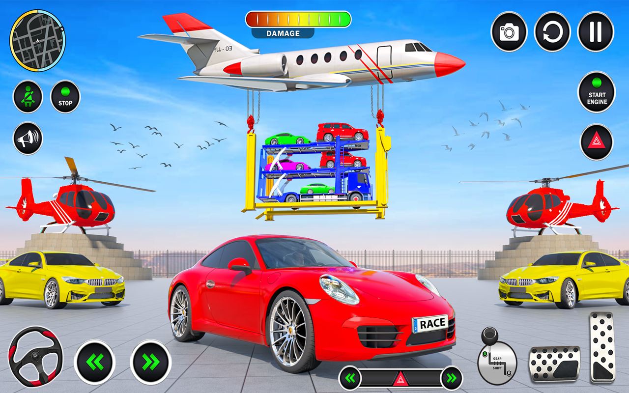 Truck Transport Car Game Transport Truck Modern Car Driving Games ...