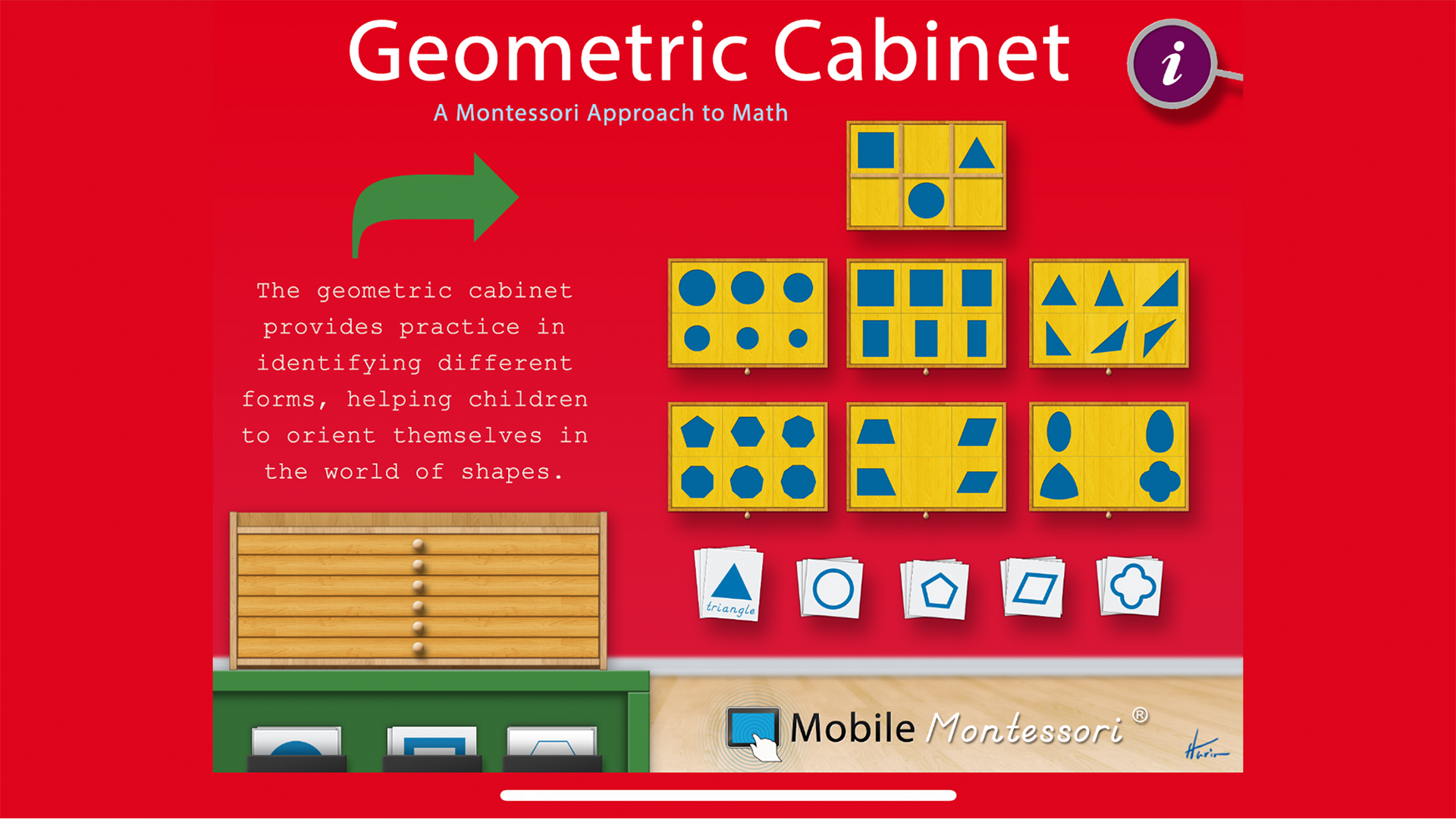 Montessori Geometric Cabinet - Preschool Math - App on Amazon Appstore