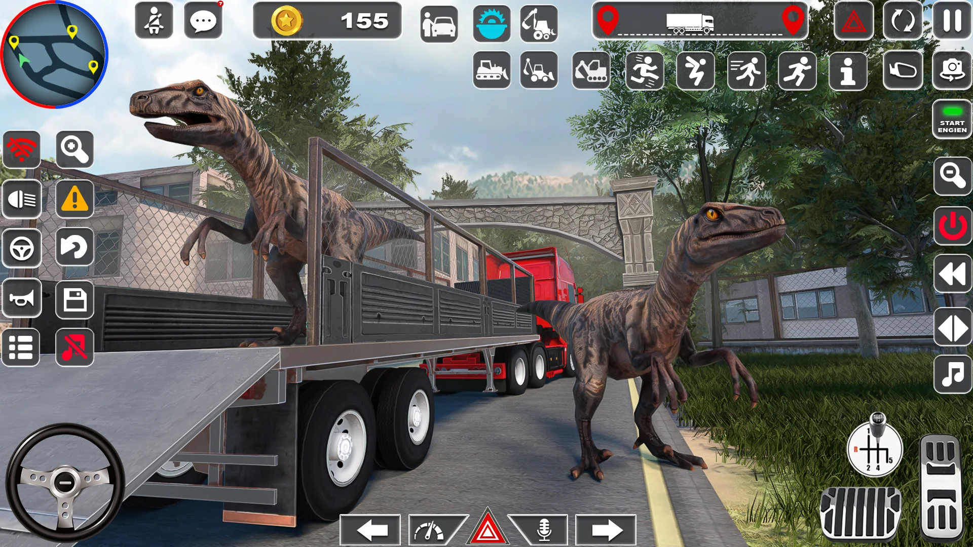 Dino Transporter Truck Driving Games - Wild Animal Transporter Games ...