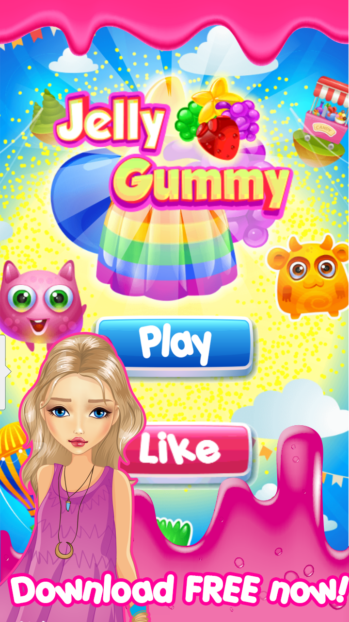 Jelly Gummy Yummy Drop Match 3 Games Free for Adults - App on Amazon ...