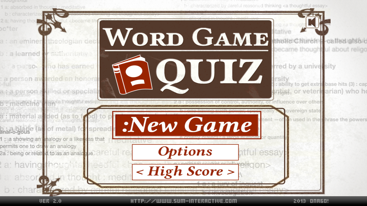 Word Game Quiz – Dictionary Trivia for your Brain - App on Amazon Appstore