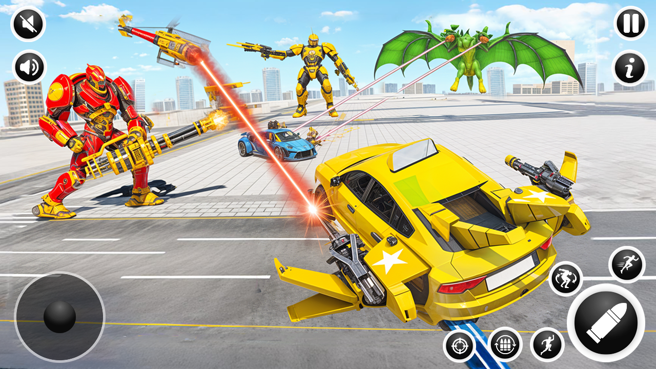 Robot Car Transformation Fighting Simulator: Robot Games 2024 - App on ...