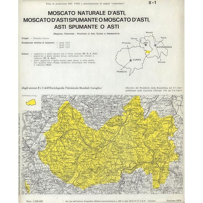 Buy Italy Wine. Moscato d'Asti Spumante DOC. Piemonte Cuneo Alessandria ...