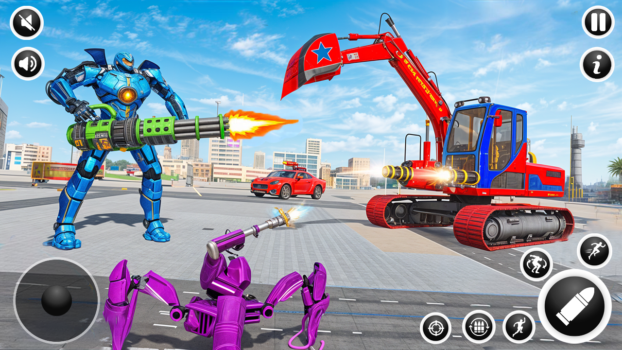 Robot Car Transformation Fighting Simulator: Robot Games 2024 - App on ...