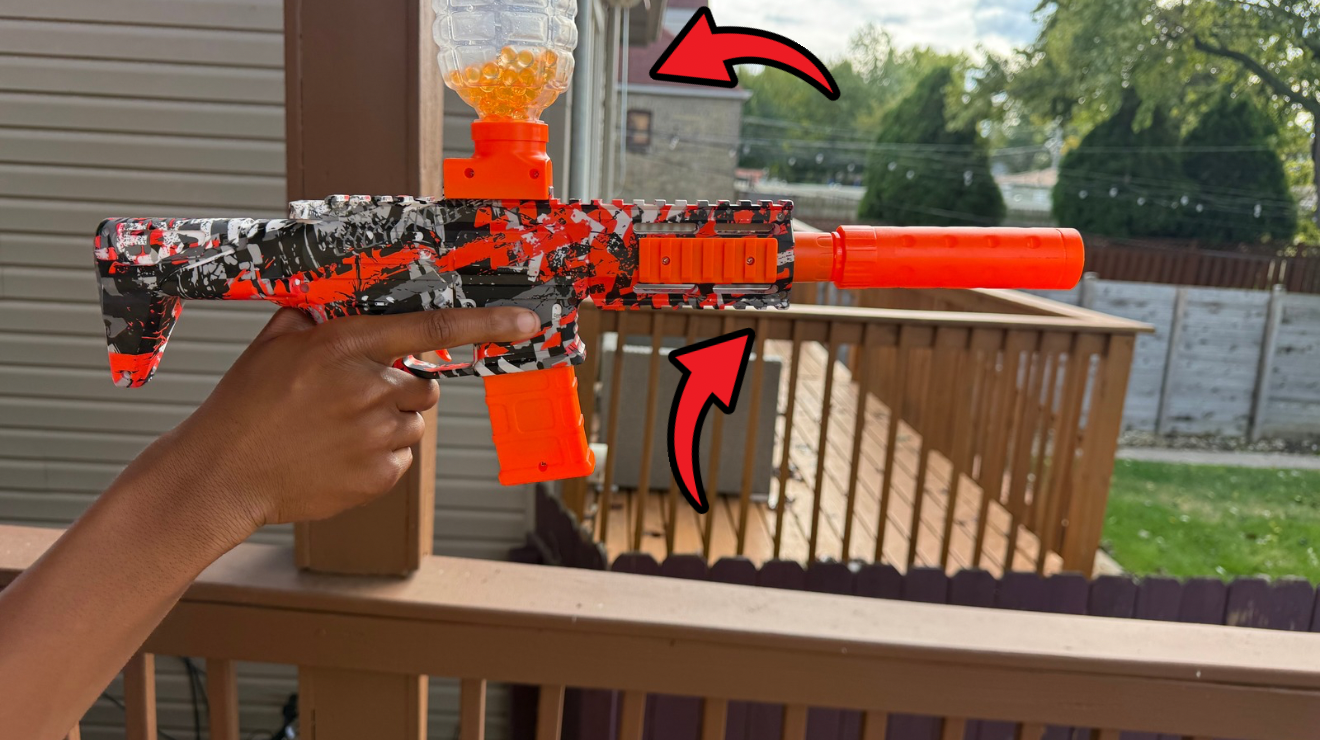 Watch Gel Ball Blaster Gun Automatic, Gel Blaster Set Of 2 on Amazon Live