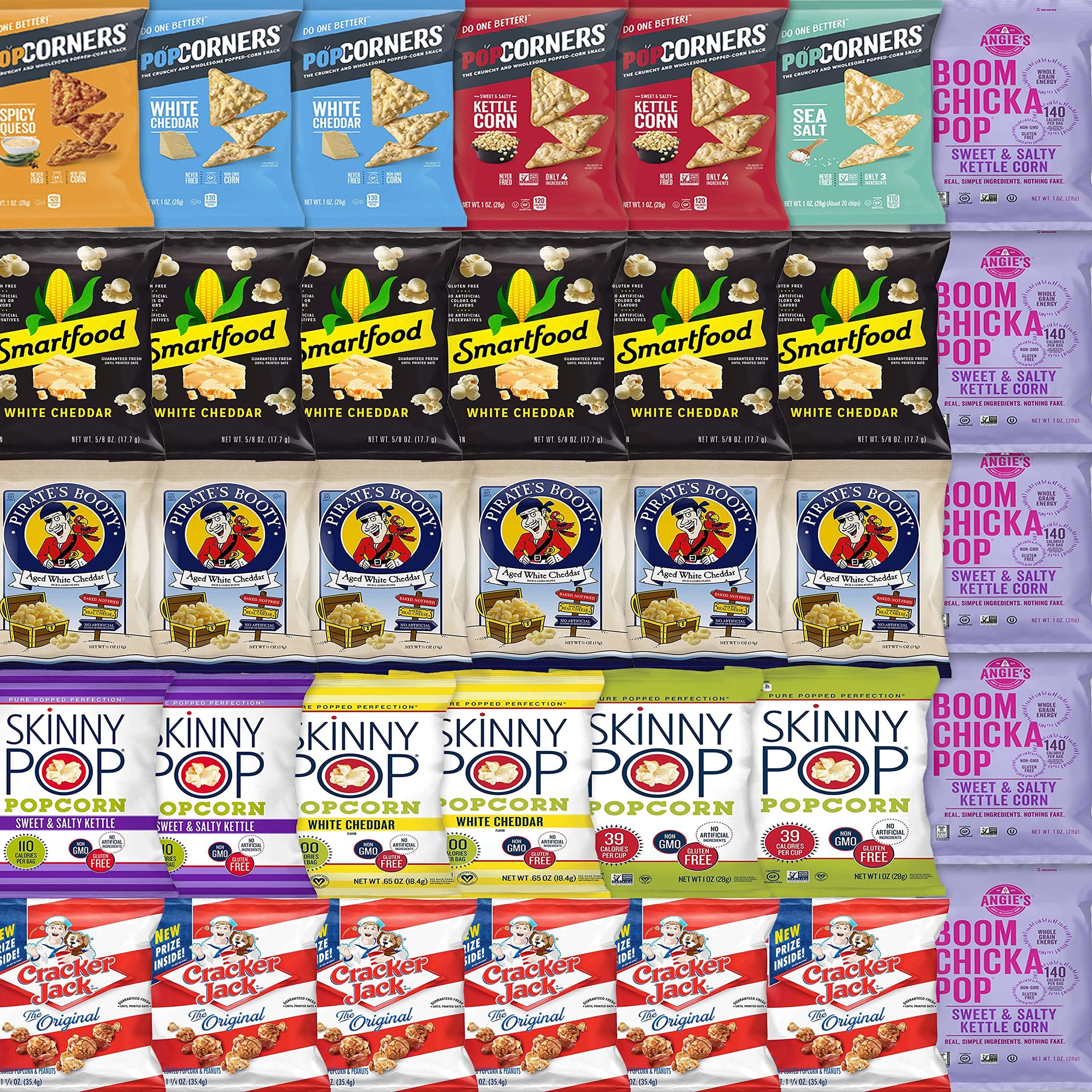 Amazon.com: Smartfood Popcorn Sampler .0.5 Ounce (Pack of 40)