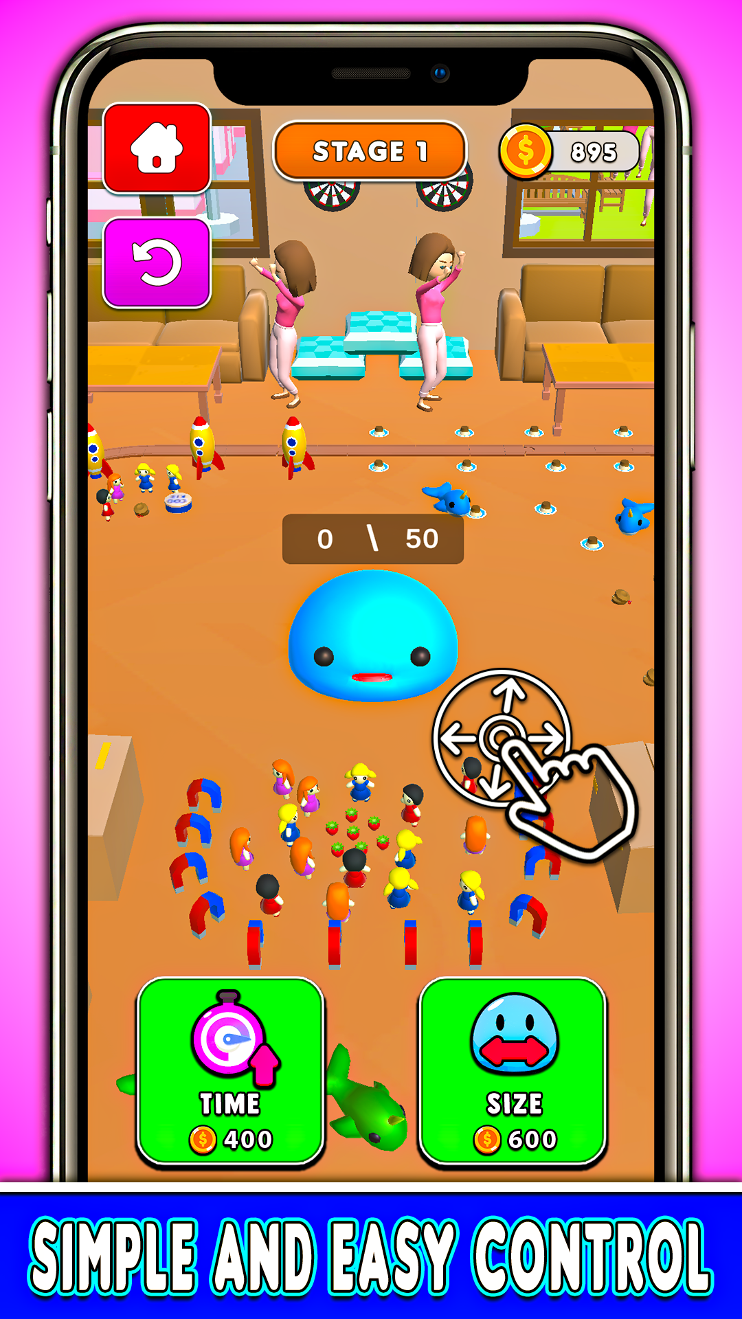 Super Slime Hoard Rush Swallow Master Hole Simulator 3D: Eat the World ...