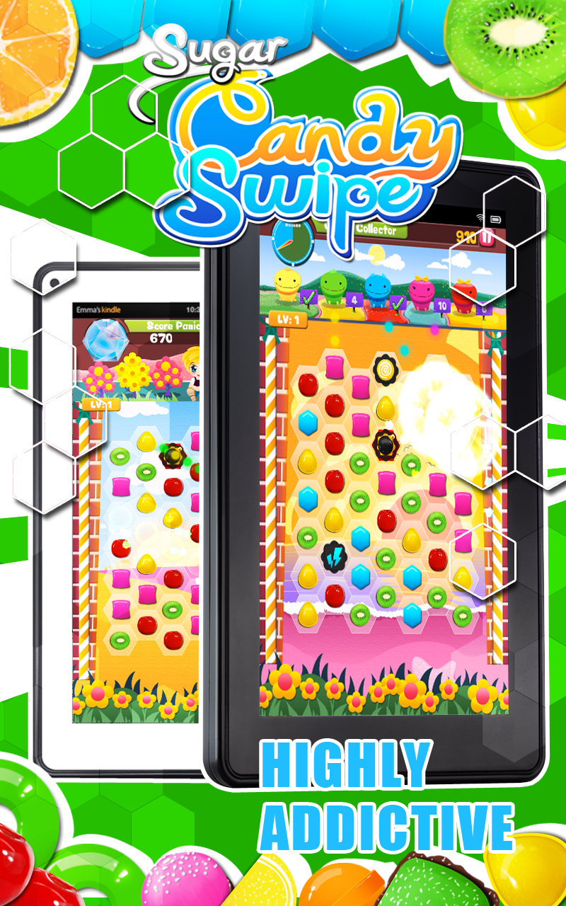 Sugar Candy Swipe Deluxe - App on Amazon Appstore