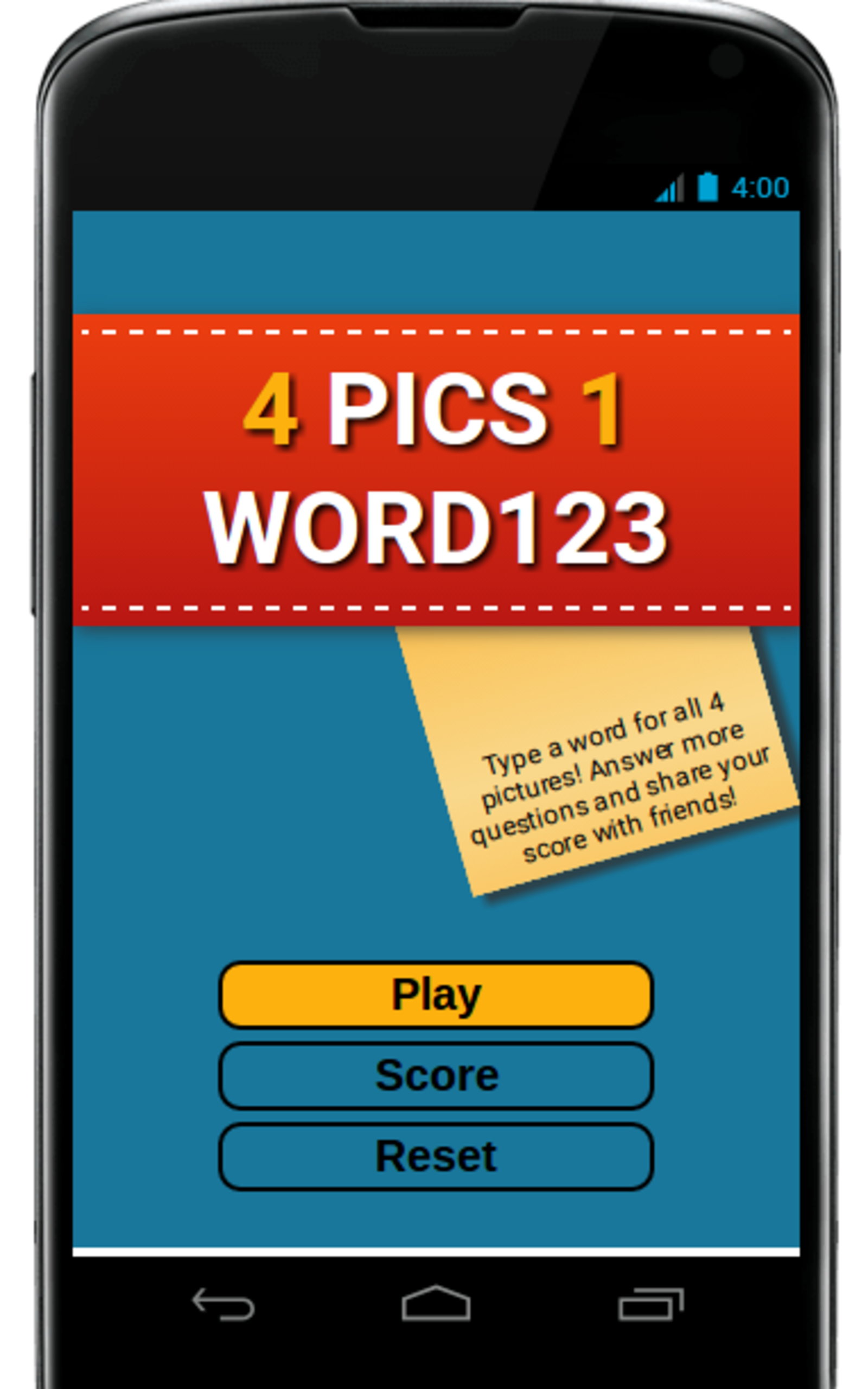 4 PICS 1 WORD - App on Amazon Appstore