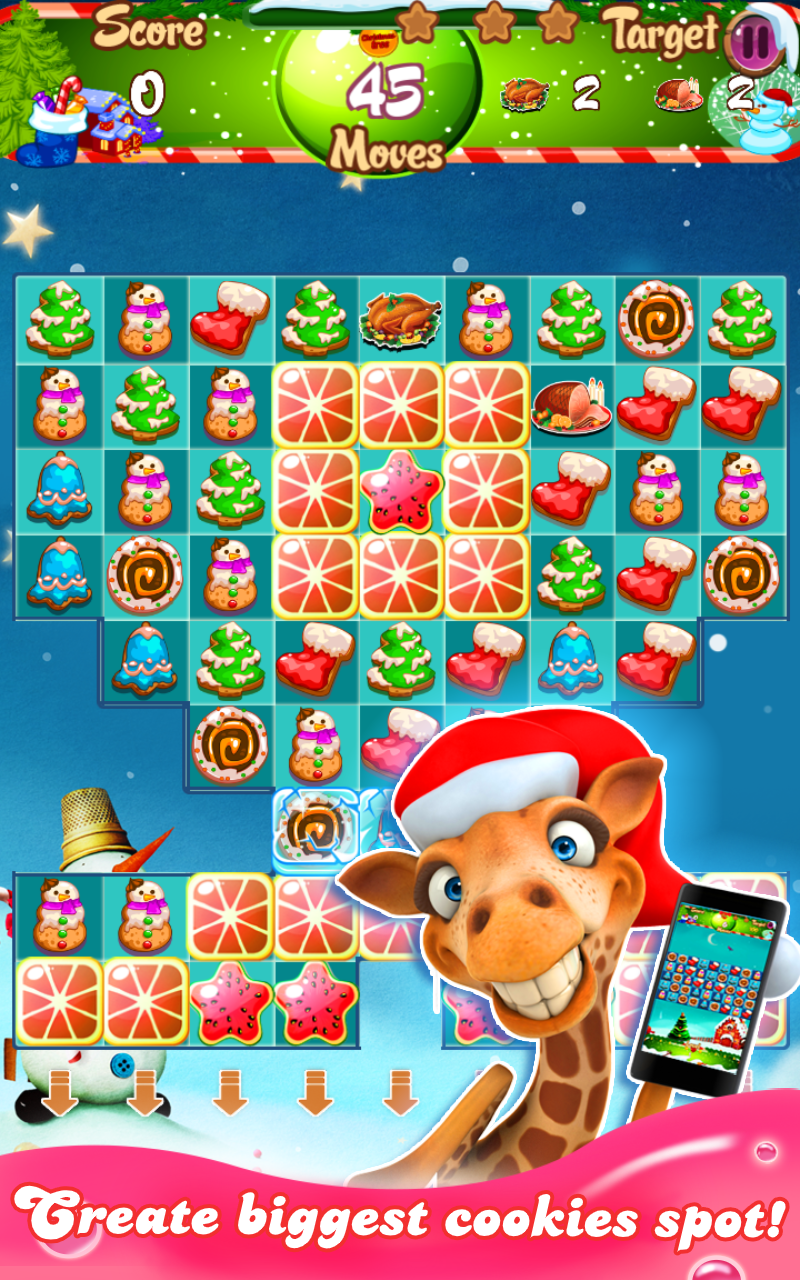 Cookie Christmas - Match 3 Games FREE - App on Amazon Appstore