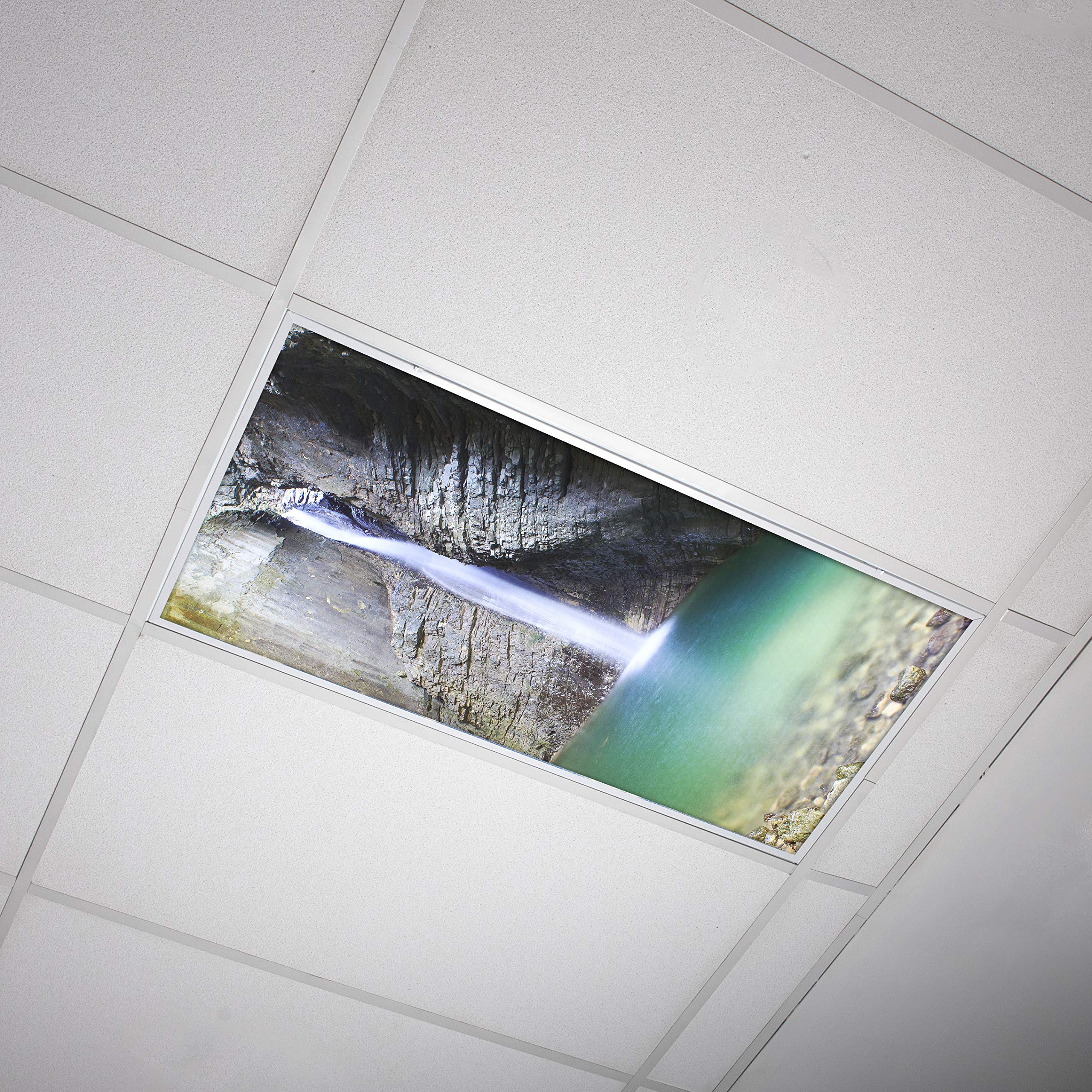 Fluorescent Light Cover for Classroom Ceiling Lights - Premium Backlit ...