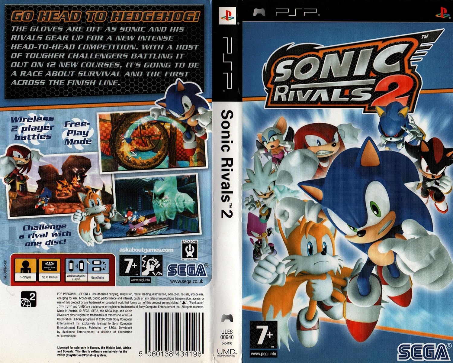 Sonic Rivals 2 (PSP) : Amazon.co.uk: PC & Video Games