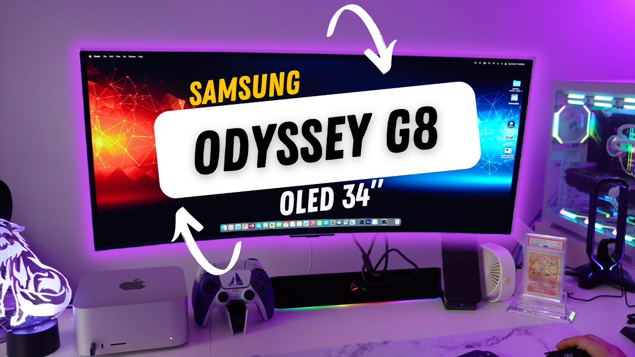 Watch Samsung 34" Odyssey G8 OLED UltraWide Gaming Monitor on Amazon Live