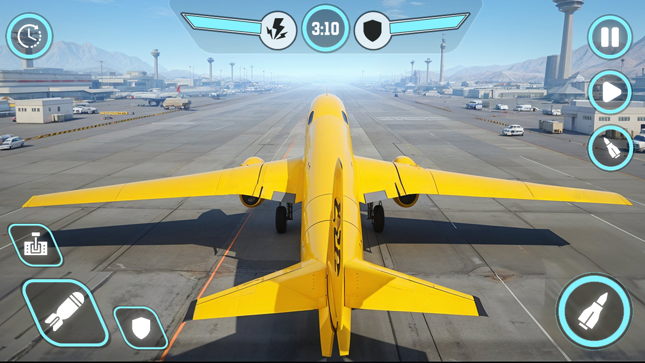 Airplane Flight Simulator City Aeroplane Sky Racing: Flywings Pilot ...