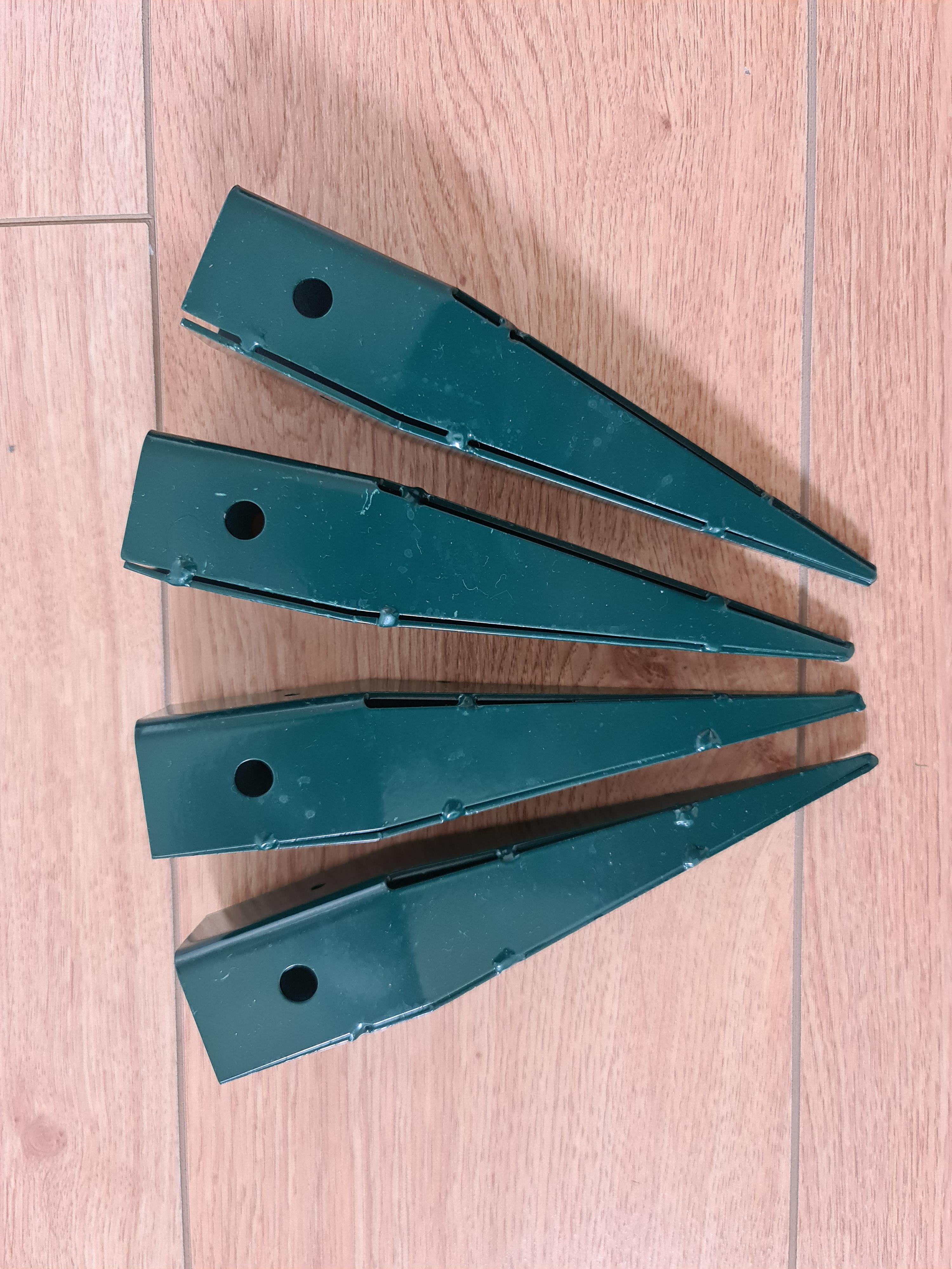 Woodside Steel Garden Arch/Trellis Plant Support Ground Spikes - 4 PACK ...