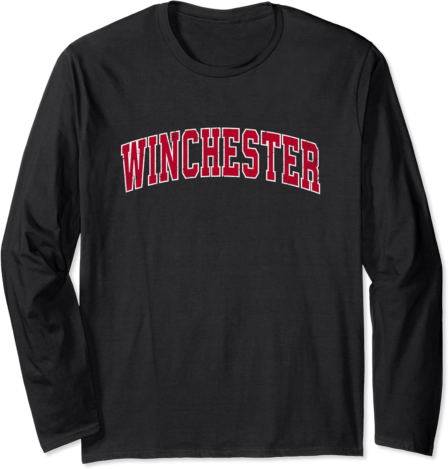 Amazon.com: Winchester Connecticut CT Vintage Sports Design Red Design ...